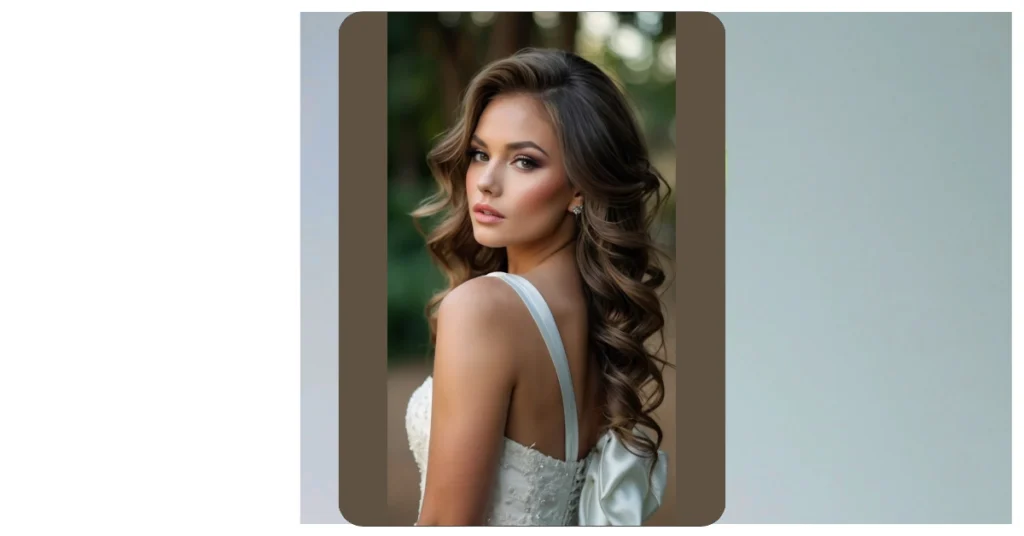 19 Enchanting Bridal Hairstyles for Long, Flowing Curls - Cheerful Talks