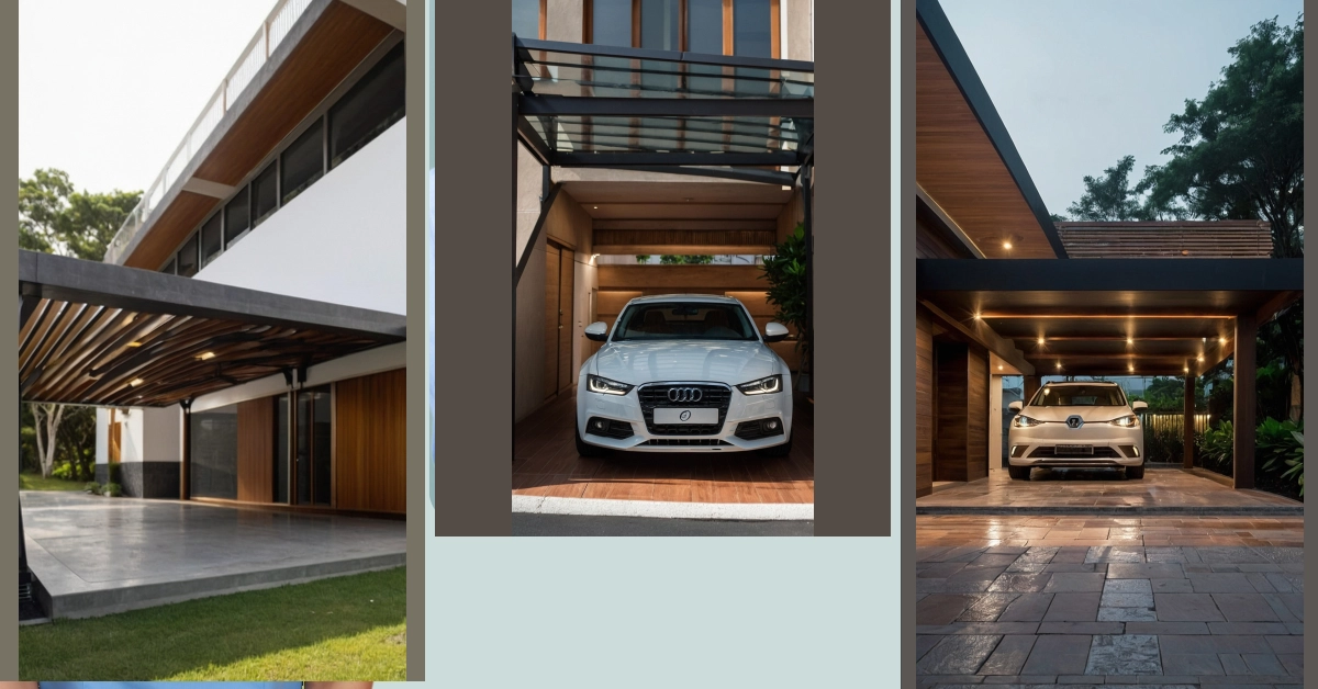 17 Chic Modern Car Porch Design Ideas to Transform Your Entryway ...