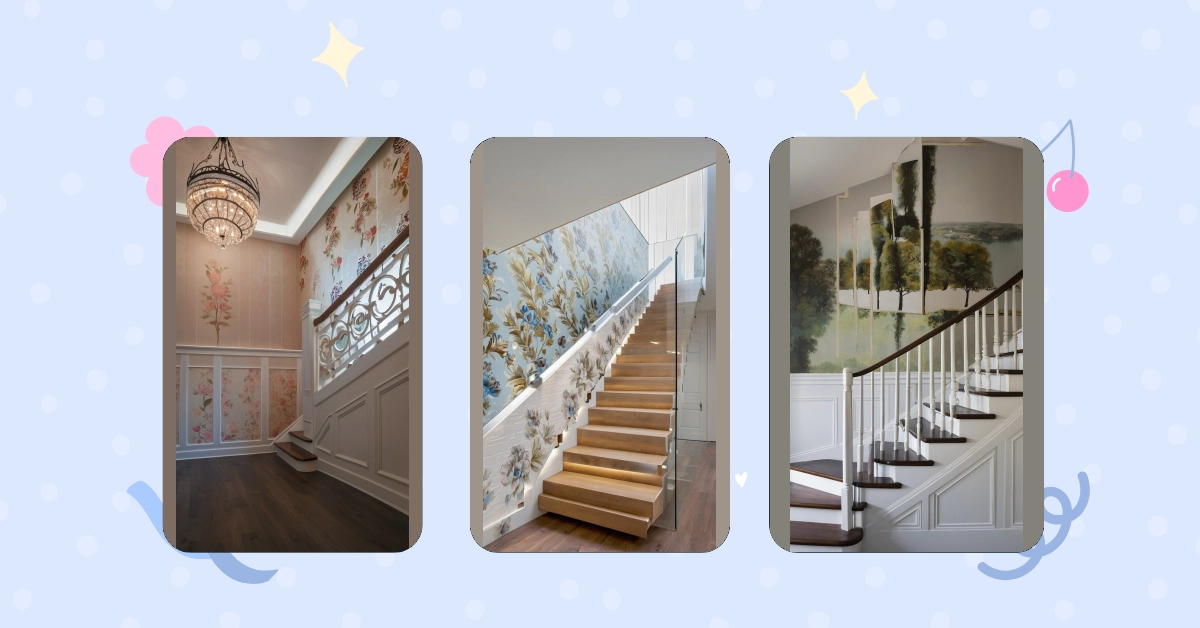 Step Up Your Game: 19 Staircase Wallpaper Ideas to Inspire – Cheerful Talks