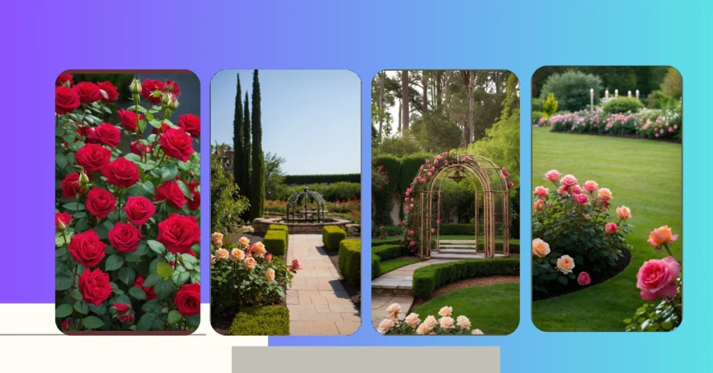 18 Rose Garden Design Ideas for the Everyday Gardener - Cheerful Talks