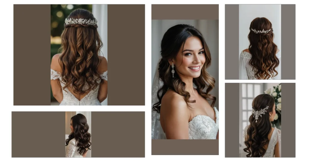 Simple Yet Stunning: 20 Half-Up Bridal Hairstyles That Wow - Cheerful Talks